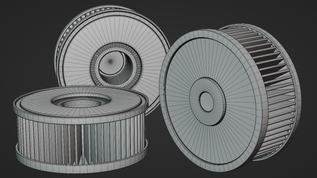 Automotive Filter Pack 3D Model in Parts of auto 3DExport
