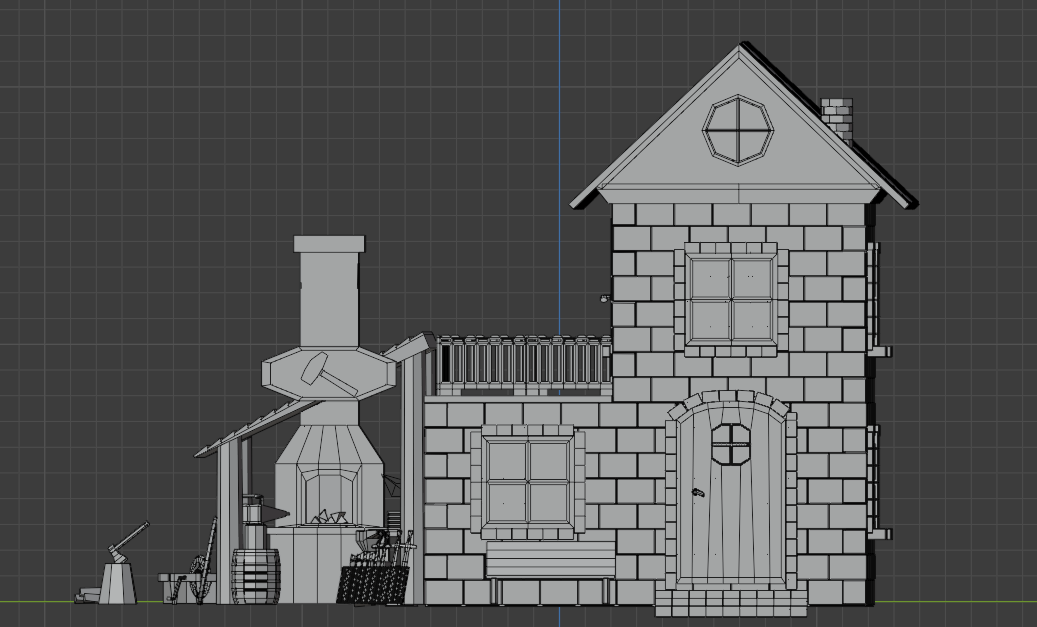 Low poly forge pbr game ready Free low-poly 3D Models in Buildings 3DExport