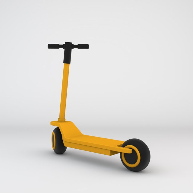 Scooter 3D Model in Bicycle 3DExport