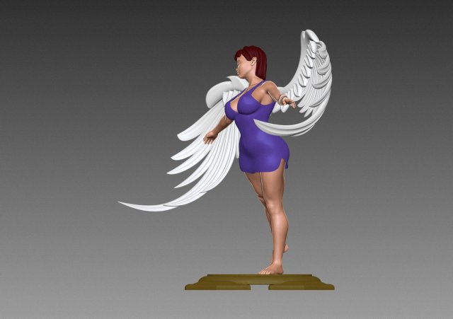 Angel 3D Print Model in Woman 3DExport