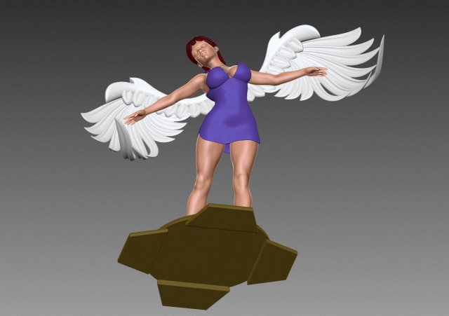 Angel 3D Print Model in Woman 3DExport