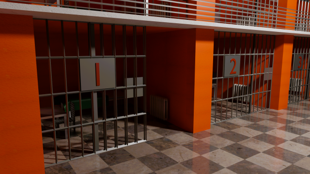 Prison 3Dモデル in 建物 3DExport