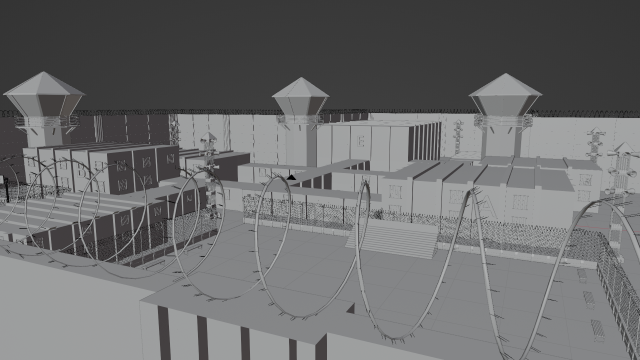 Prison 3Dモデル in 建物 3DExport