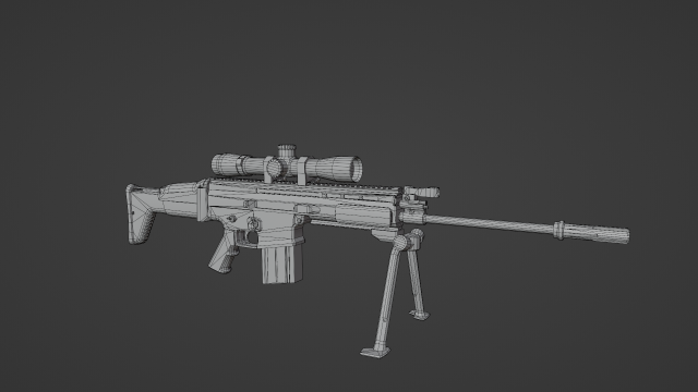 NATO Set of a modern soldier with a pack of weapons RIG 3D Model in Man ...