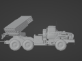 Multiple launch rocket system Grad STL 3D Models in Artillery 3DExport