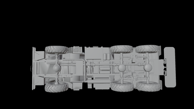 Multiple launch rocket system Grad STL 3D Model in Artillery 3DExport