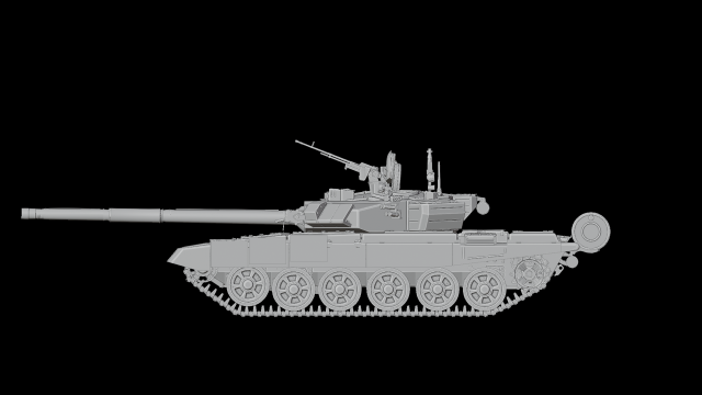 Main battle tank T90A Vladimirova STL 3D Model in Tank 3DExport