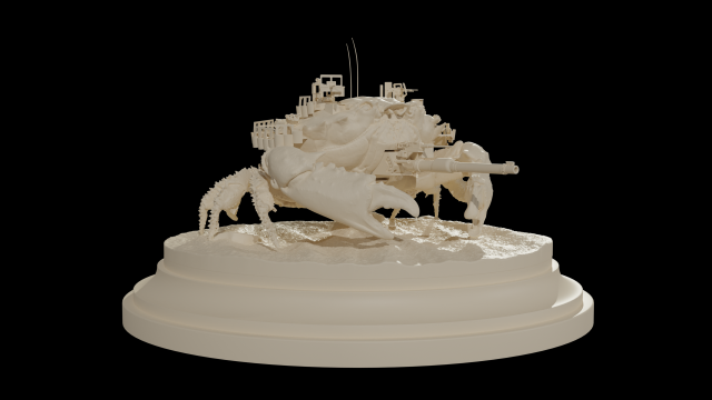 BIOTANK CRAB Free 3D Model in Tank 3DExport