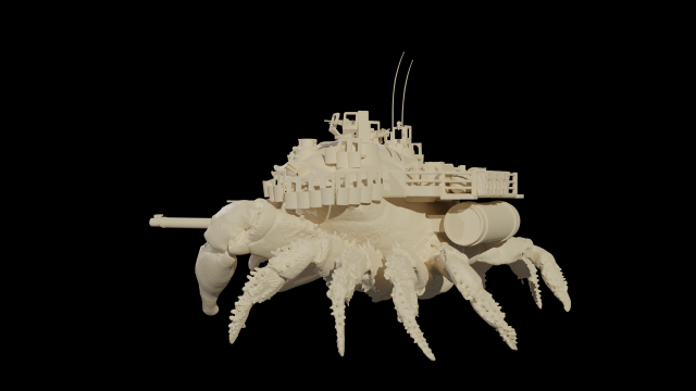 BIOTANK CRAB Free 3D Model in Tank 3DExport