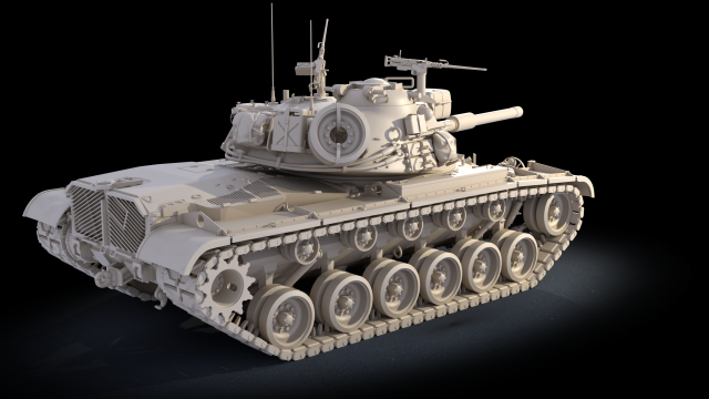 M48A5 3D Print Model in Toys 3DExport