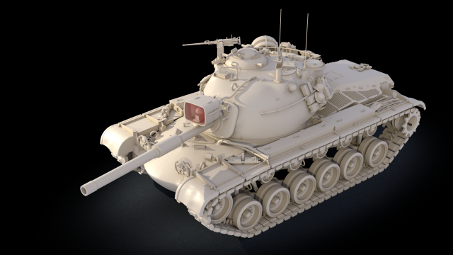 M48A5 3D Print Model in Toys 3DExport