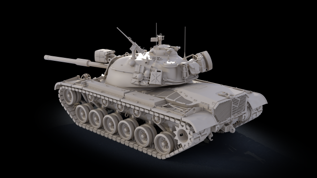 M48A5 3D Print Model in Toys 3DExport