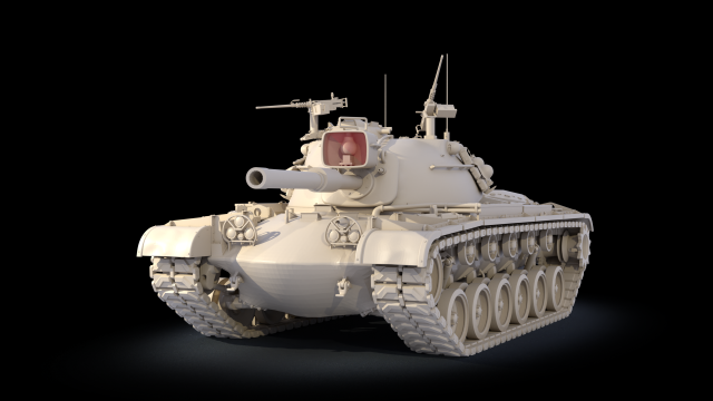 M48A5 3D Print Model in Toys 3DExport