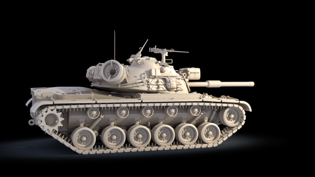M48A5 3D Print Model in Toys 3DExport