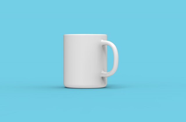 3d mug mockup 3D Model in Kitchen 3DExport