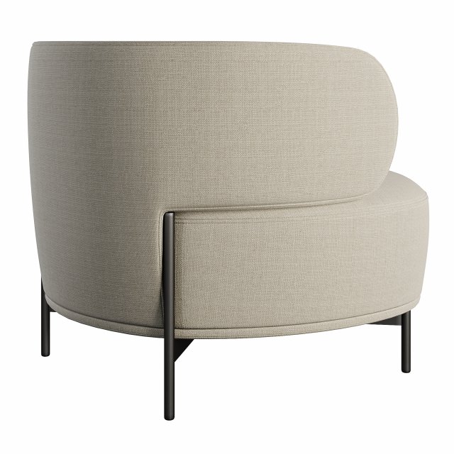 Akiko armchair 3D Model in Chair 3DExport