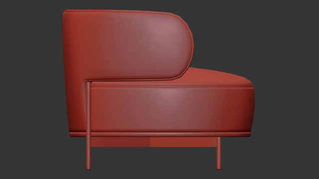 Akiko armchair 3D Model in Chair 3DExport