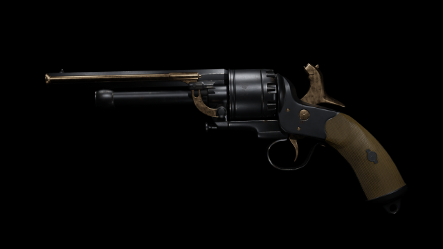 Revolver Lemat 1856 3D Model in Pistol 3DExport