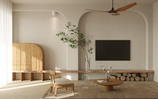 DL house interior 3D Model in Living Room 3DExport