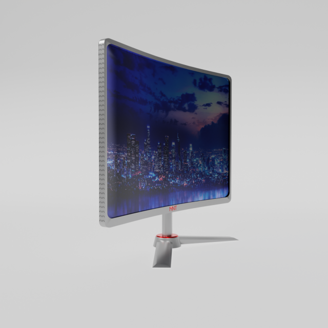 LED Monitor 3D Model in Computer 3DExport