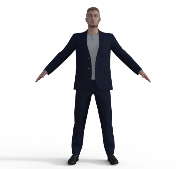 Michael Realistic Character 3D Model in Man 3DExport