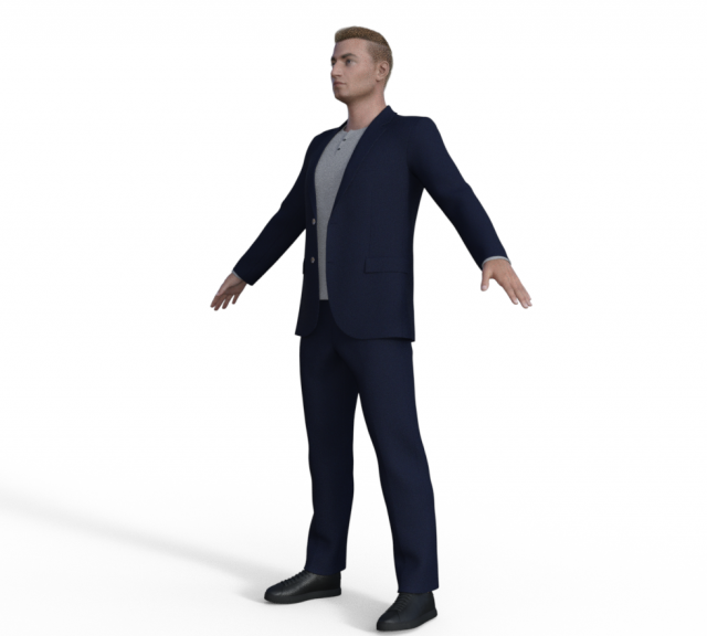 Michael Realistic Character 3D Model in Man 3DExport