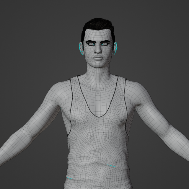 Adam Realistic Character 3D Model in Man 3DExport