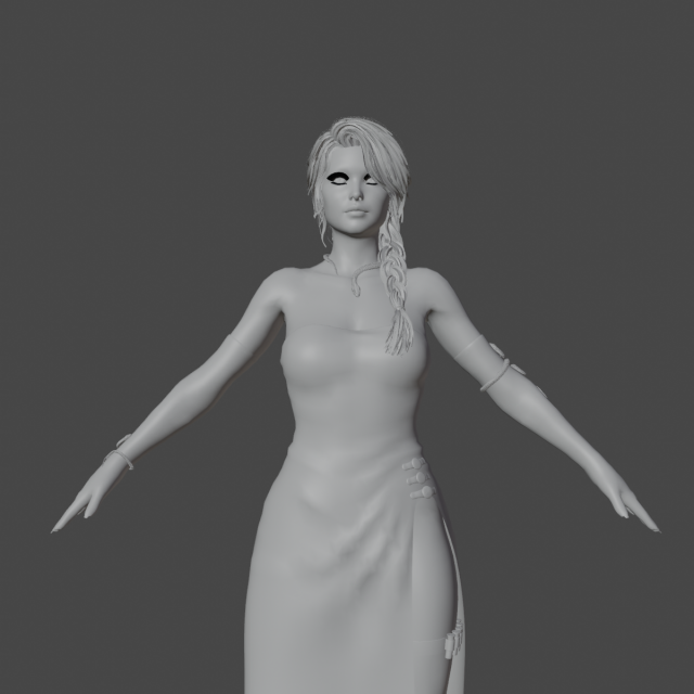 Agent Girl 02 Realistic Character 3D Model in Woman 3DExport