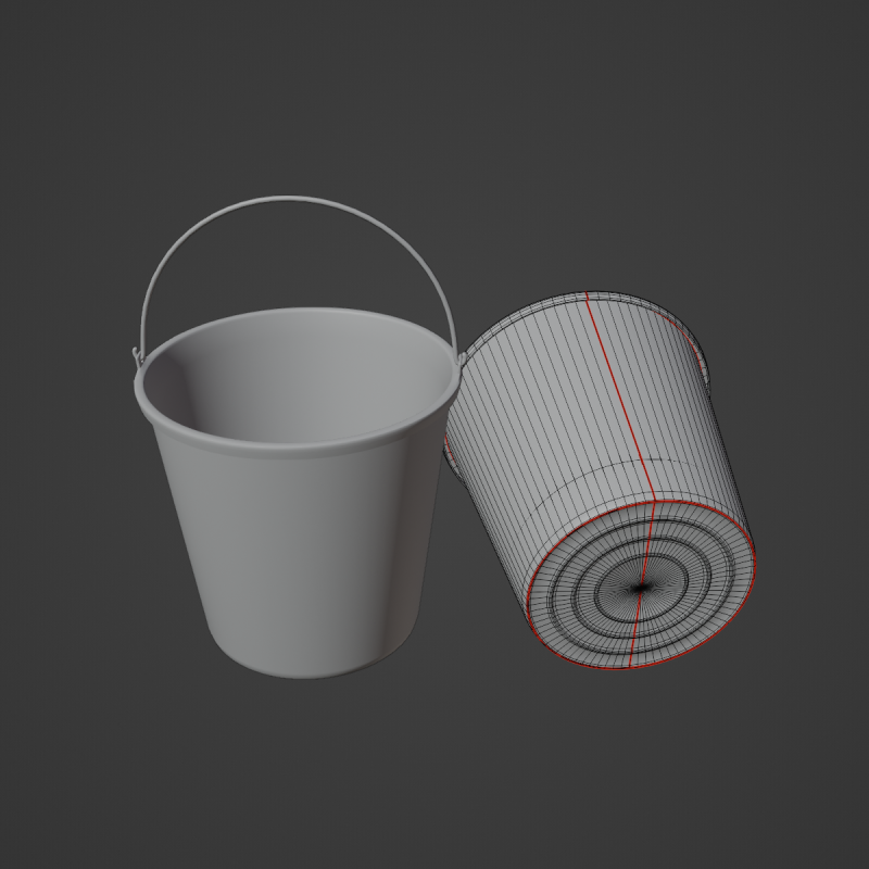 Industrial Plastic Bucket C 04 3D Model in Shipping Containers 3DExport