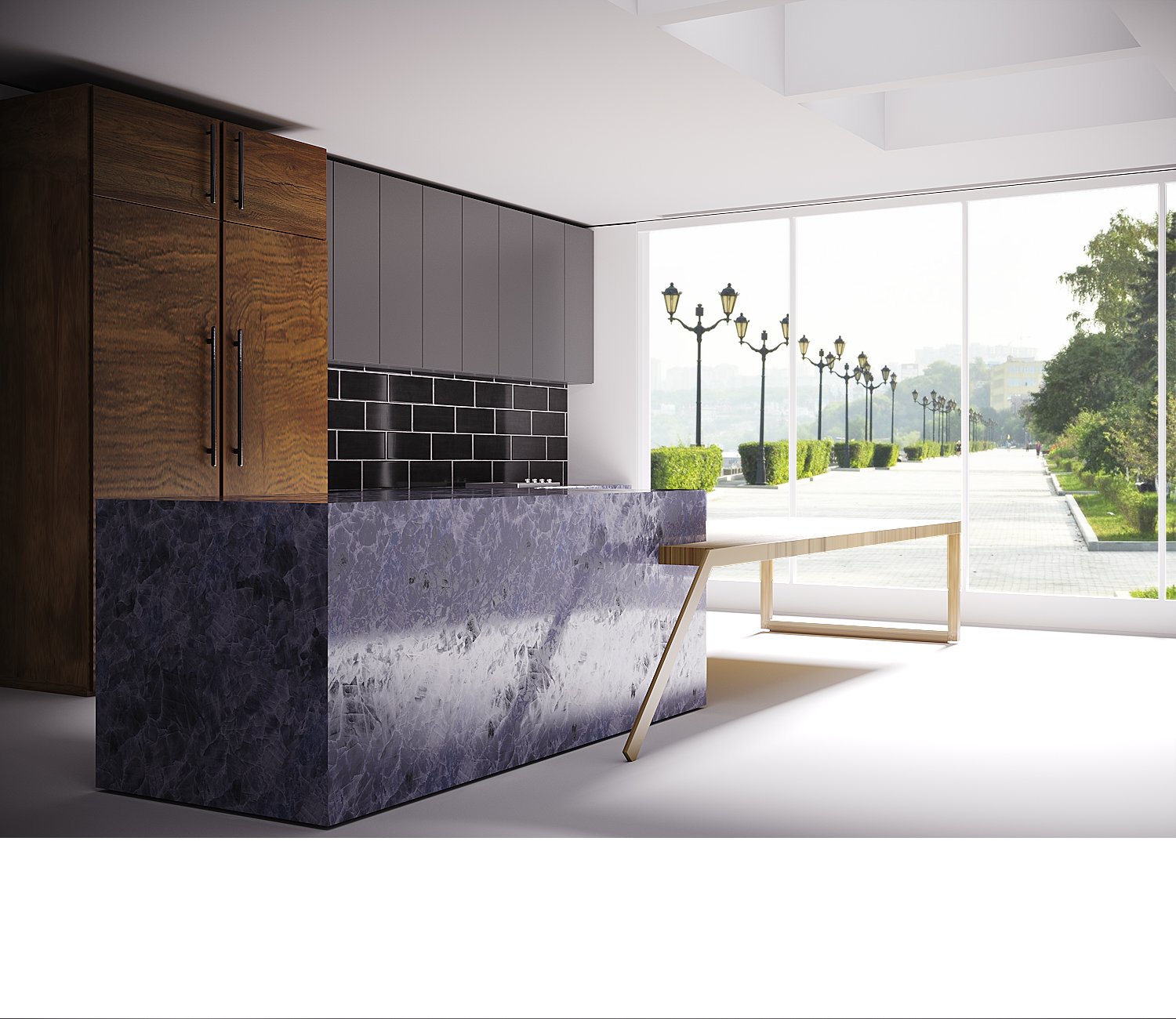 Modern Kitchen 3D Models in Kitchen 3DExport