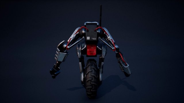 Droid Outlander 3D Model in Robot 3DExport