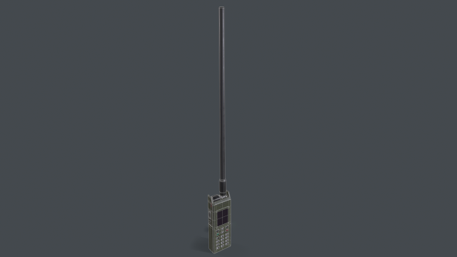 Radio station 3D Model in Phone and Cell Phone 3DExport