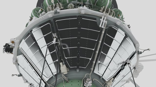 First spacecraft Vostok-1 3D Model in Real Spacecraft 3DExport