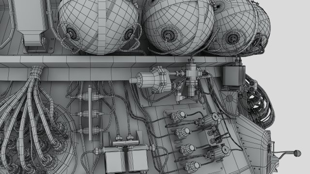 First spacecraft Vostok-1 3D Model in Real Spacecraft 3DExport