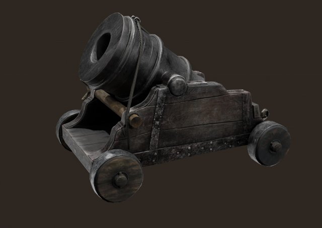 CANNON 3D Print Model in Toys 3DExport