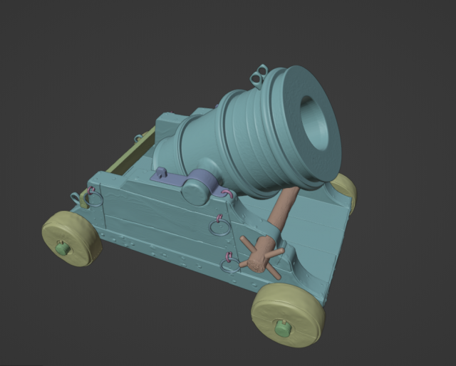CANNON 3D Print Model in Toys 3DExport