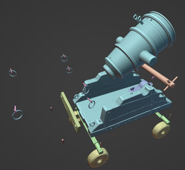 CANNON 3D Print Model in Toys 3DExport