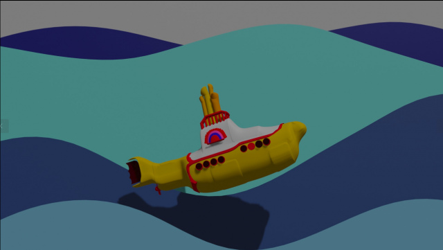 Yellow submarine animation Free 3D Model in Submarine 3DExport