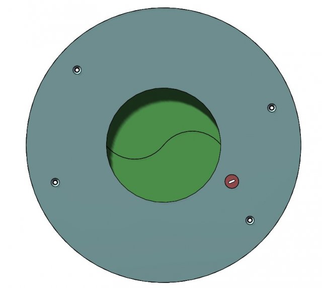 3DP2BLROD50A-3D Printable Iris mechanism Modelo de impresión 3D in ...