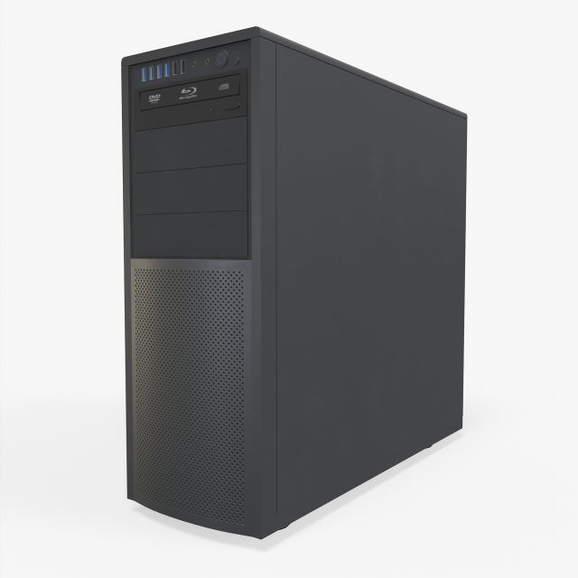 RoschVault Workstation R3 PBR game ready 3D Model in Computer 3DExport