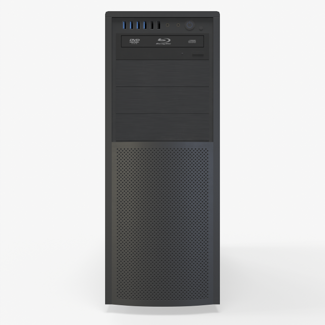 RoschVault Workstation R3 PBR game ready 3D Model in Computer 3DExport