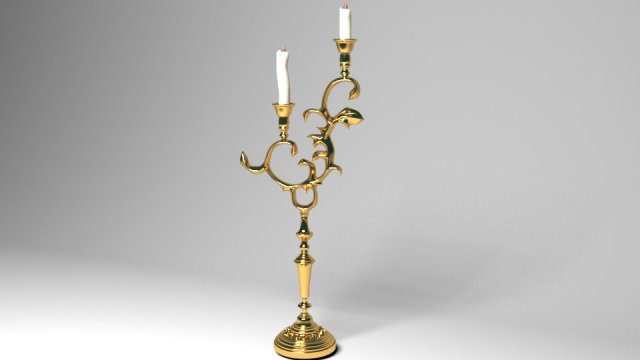Candlestick 3D Model in Miscellaneous 3DExport