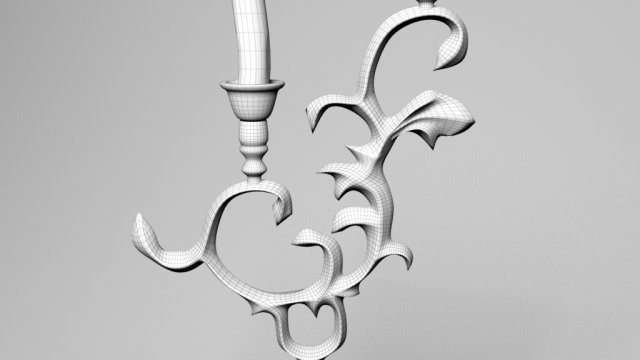 Candlestick 3D Model in Miscellaneous 3DExport