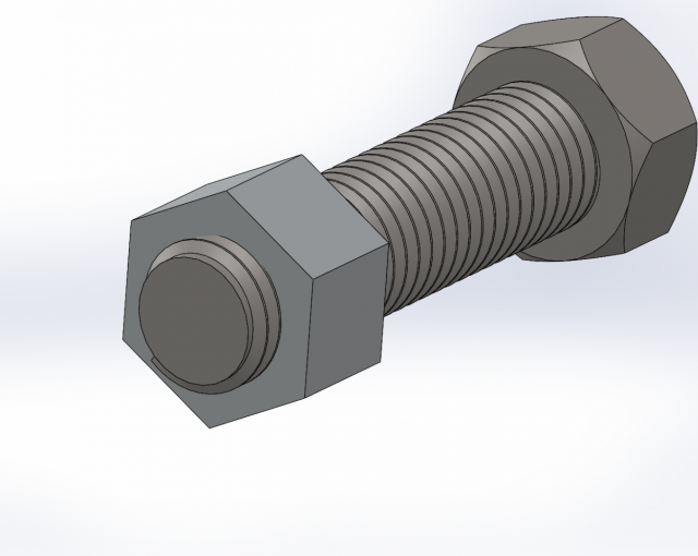Metric Hex Bolt 3D CAD Model Library GrabCAD 45 OFF
