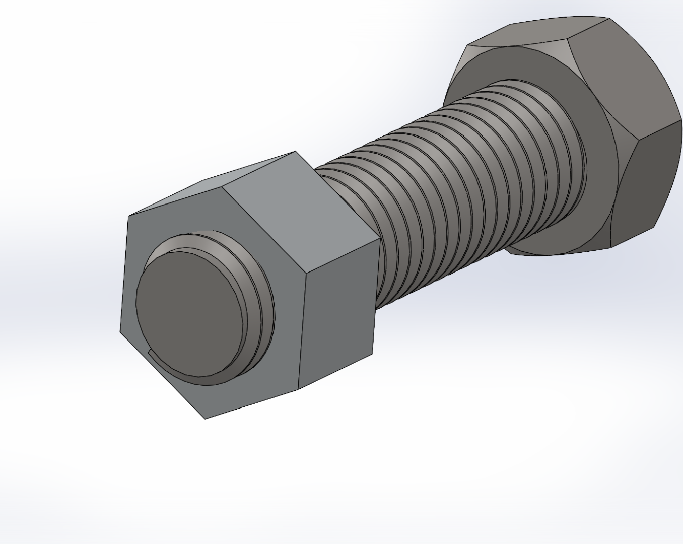Metric Hex Bolt 3D CAD Model Library GrabCAD 45 OFF