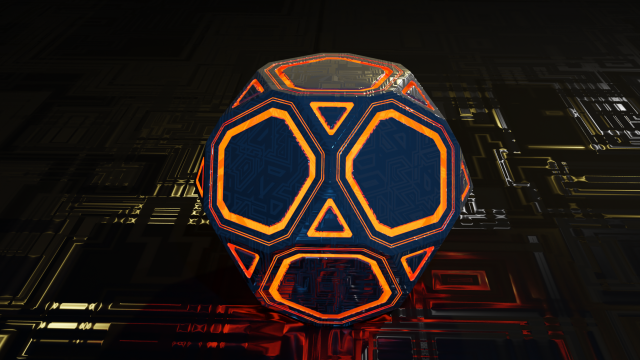 Sci-fi Glowing Orb Low-poly 3D Model in Other 3DExport