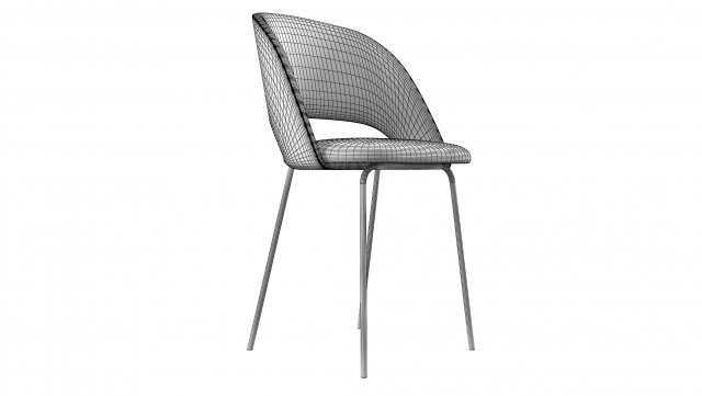 Mark dining chair modern 3D Model in Stool 3DExport