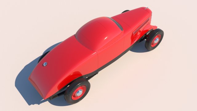 Gaz Gl-1 Sport Car 3D Model in Old Cars 3DExport