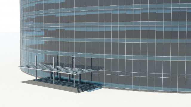 Generic Skyscraper Tower 3D Model in Buildings 3DExport