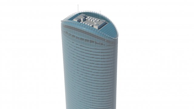 Generic Skyscraper Tower 3D Model in Buildings 3DExport
